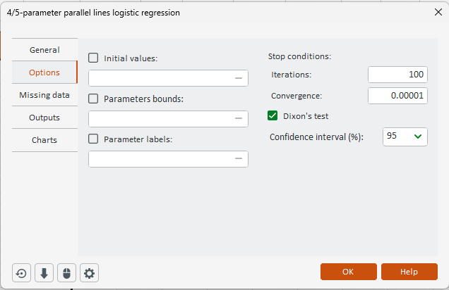 XLSTAT: Run 4 or 5-parameter logistic regression in Excel
